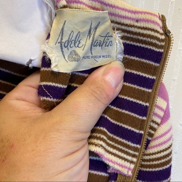 adele martin | Dresses | Vtg Adele Martin 7s 00 Virgin Wool Dress ...